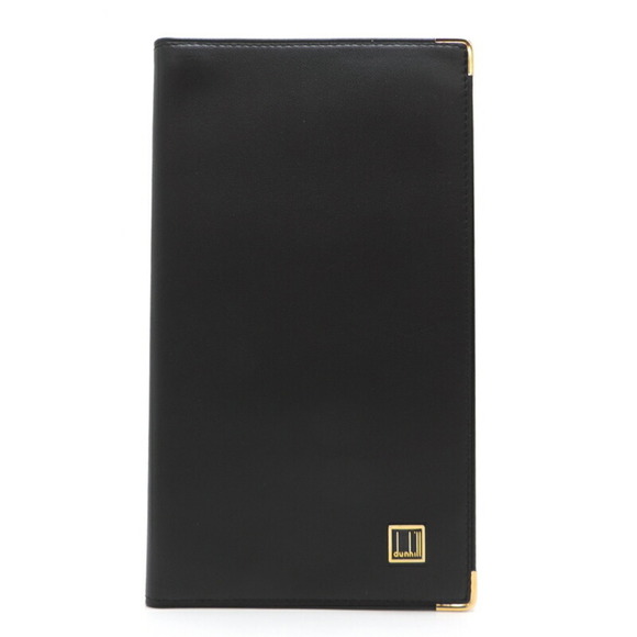 Dunhill | Bags | Dunhill Bifold Wallet Mens Long Leather Black | Poshmark